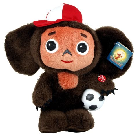 TCHEBOURACHKA FOOTBALLEUR – PELUCHE ANIMÉ PARLANT – ЧЕБУРАШ